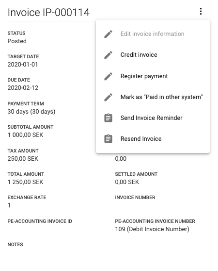 Kleer (PE Accounting) connector – Younium